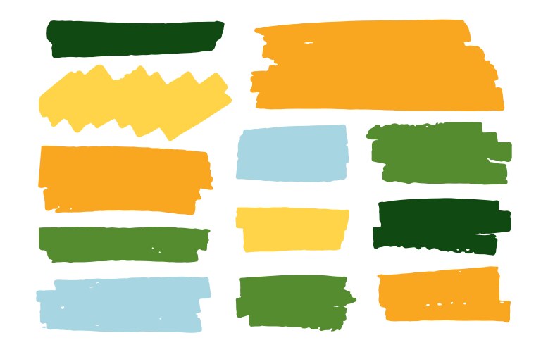 Marker stroke 2 Royalty Free Vector Image - VectorStock