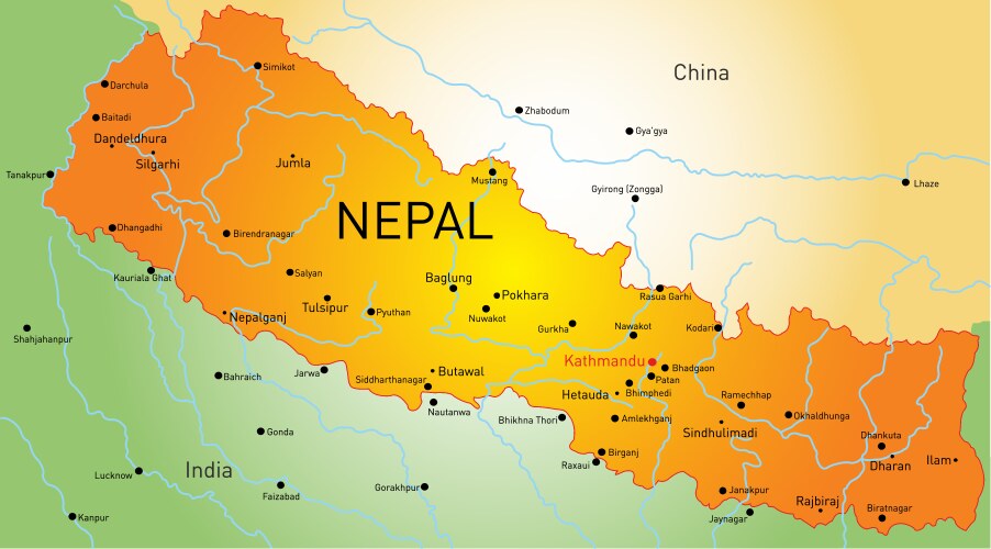 Nepal Map Vector Images (over 1,300)