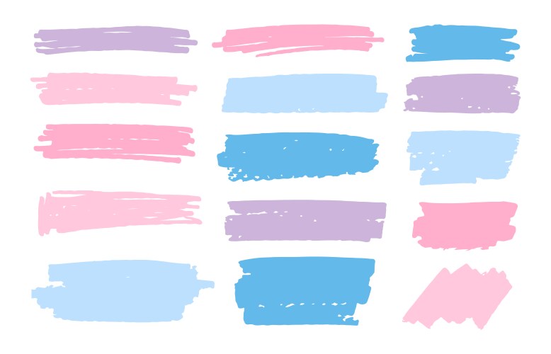 Marker stroke 2 Royalty Free Vector Image - VectorStock