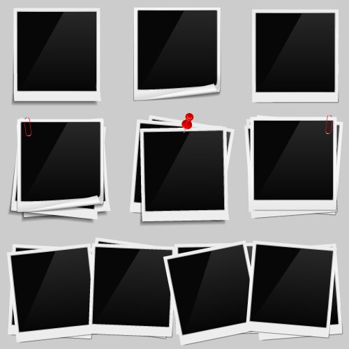 Photo frames Royalty Free Vector Image - VectorStock