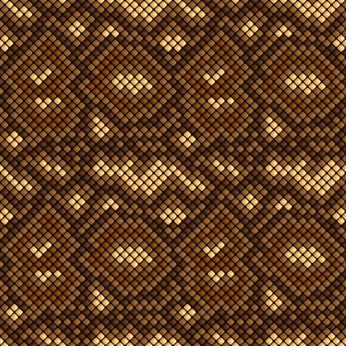 Seamless pattern of snake skin Royalty Free Vector Image