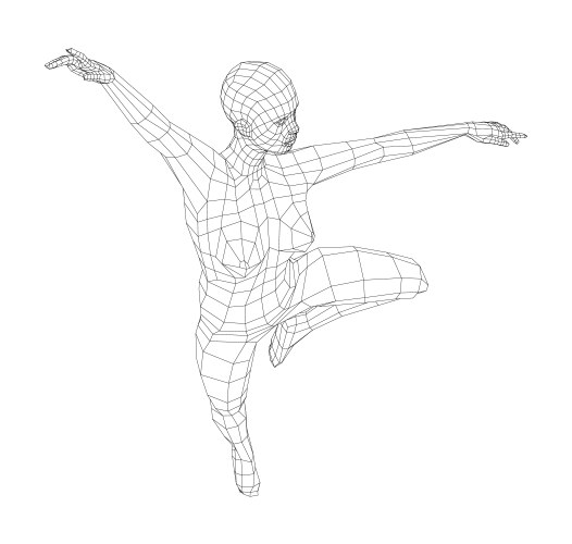 3d geometric shapes set wireframe figures Vector Image