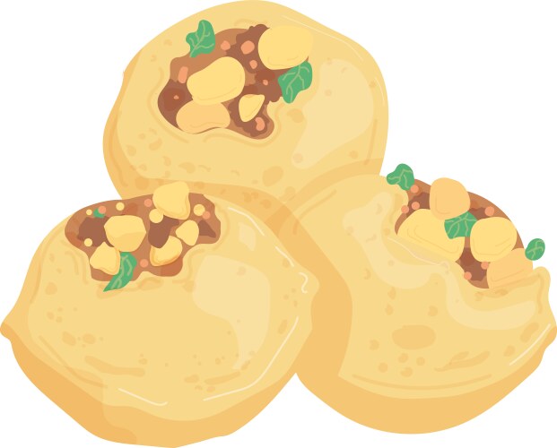 Pani Puri Vector Images (32)