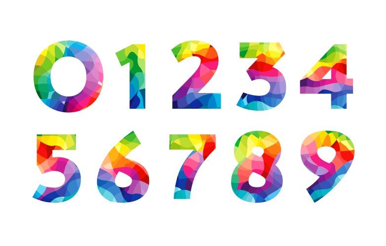 Numbers 1 10 Vector Images (over 1,800)
