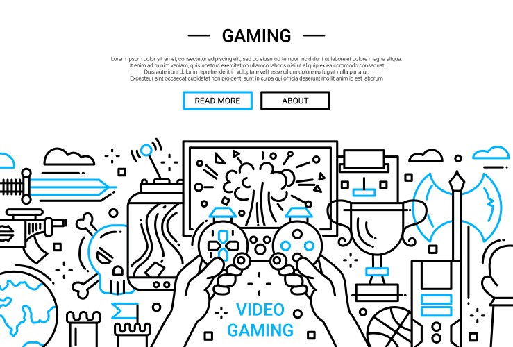 Vintage gaming seamless pattern Royalty Free Vector Image