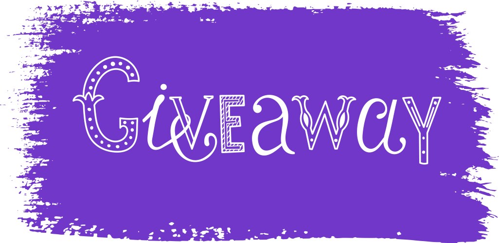 Giveaway logo template for social media post Vector Image