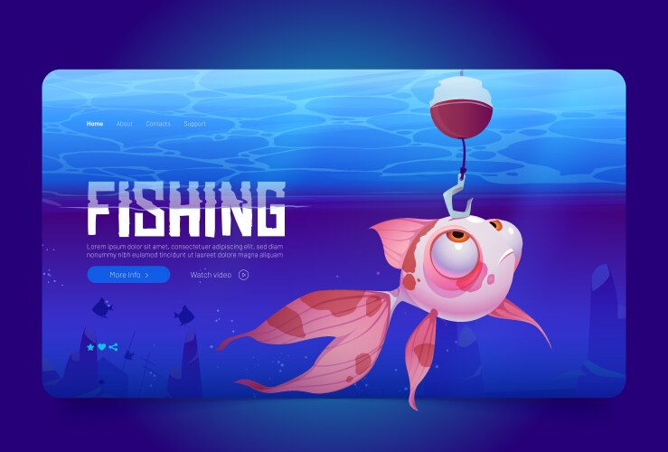 Cartoon Hook Fish Vector Images (over 4,300)