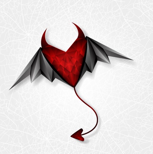 Demon Heart Wing Vector Images (over 180)