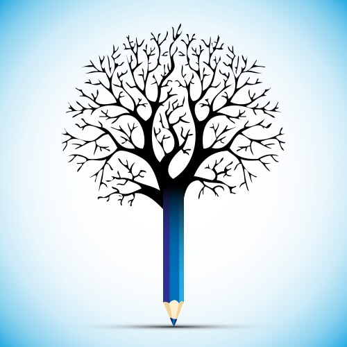Pencil Tree Vector Images (over 11,000)