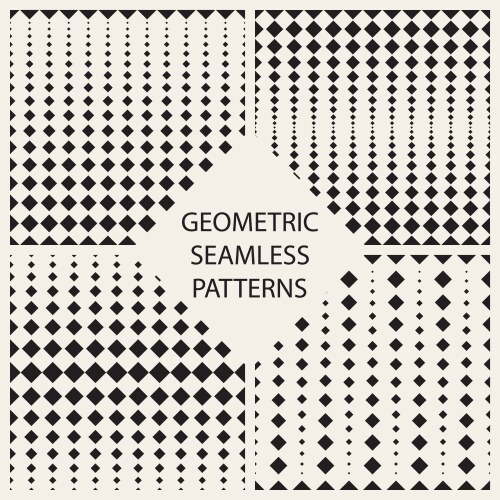 Geometric simple seamless pattern Royalty Free Vector Image