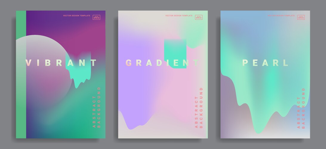 Vibrant geometric backdrop with gradient tints Vector Image