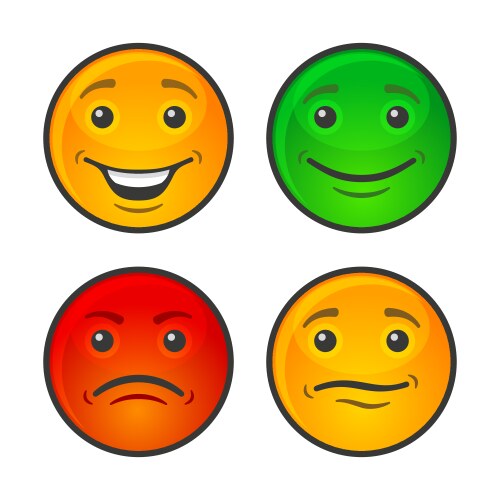 Smiley Face Red Green Yellow Vector Images (over 390)