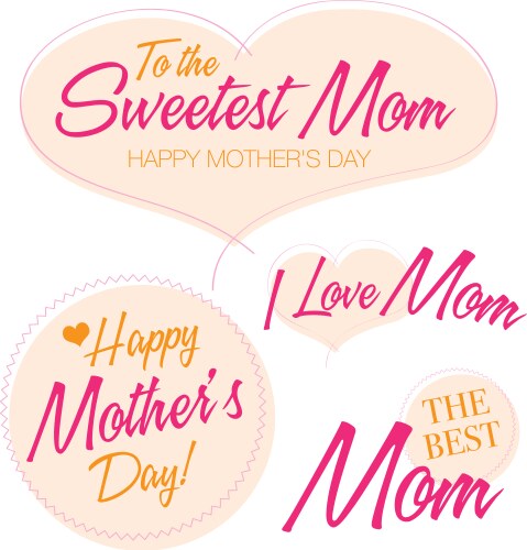 Valentines day - set Royalty Free Vector Image