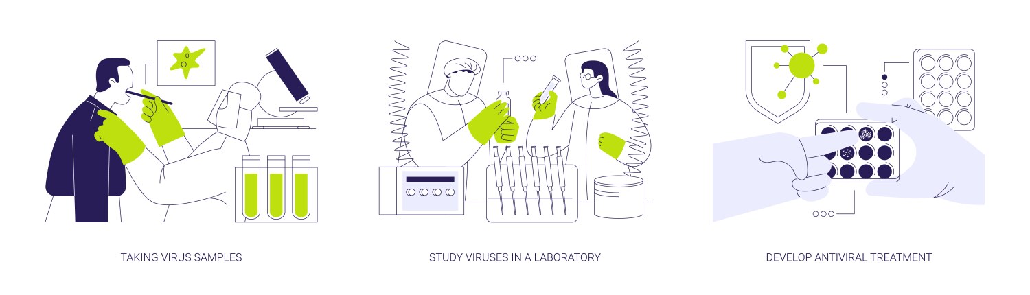 Medical toxicology abstract concept Royalty Free Vector