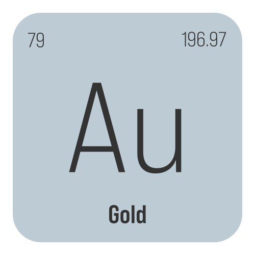 Gold Chemical Element Periodic Table Vector Images (over 120)