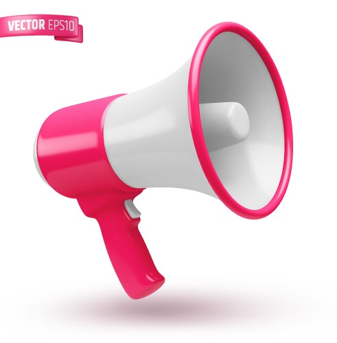 Megaphone announcement Royalty Free Vector Image