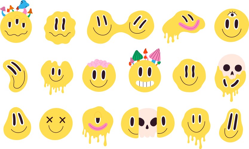Dripping Smiley Face Vector Images (over 410)