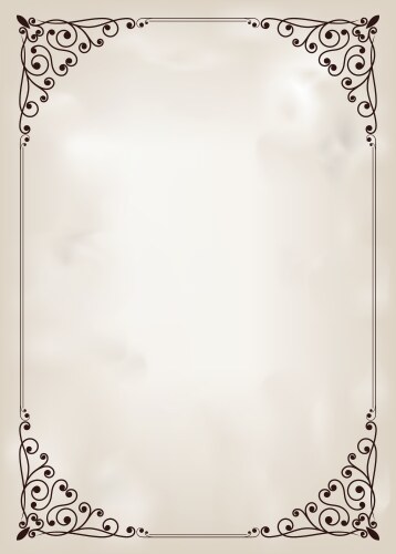 Vintage vertical frame Royalty Free Vector Image
