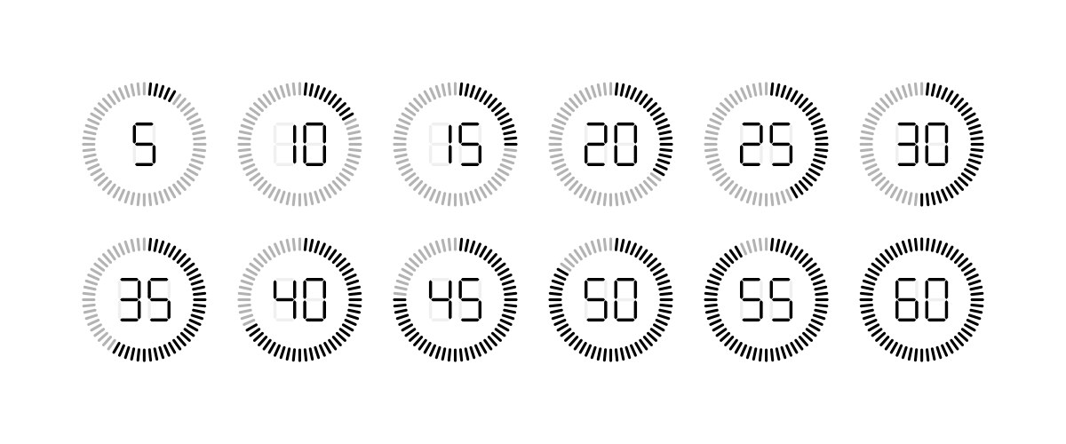 20 Minute Timer Vector Images (over 1,000)