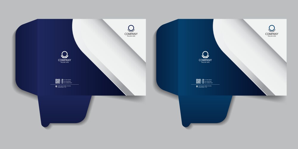 File folder design for your company Royalty Free Vector