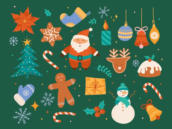 Cute Christmas Vector Images (over 270,000)