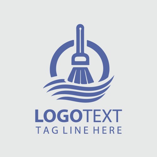 Cleaner logo Royalty Free Vector Image - VectorStock