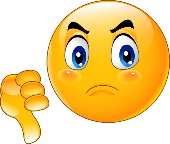 Dont know emoticon Royalty Free Vector Image - VectorStock