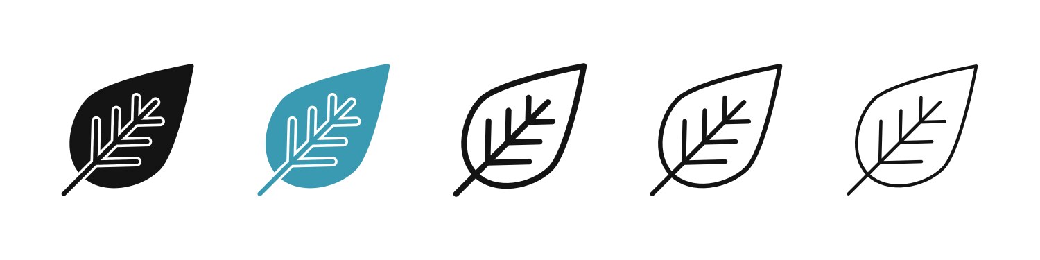 Leaf icon Royalty Free Vector Image - VectorStock