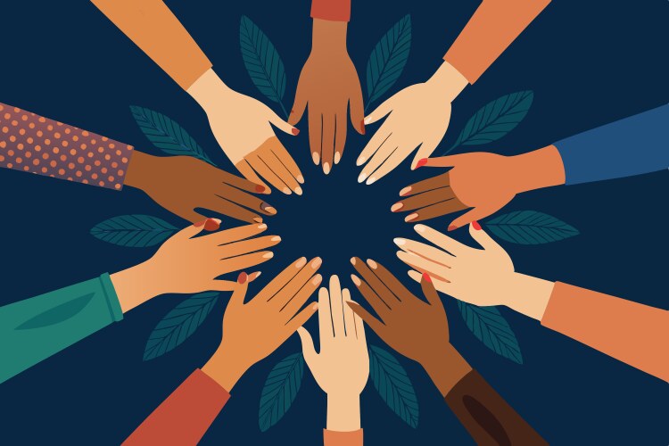 Joining Hands Vector Images (over 8,400)