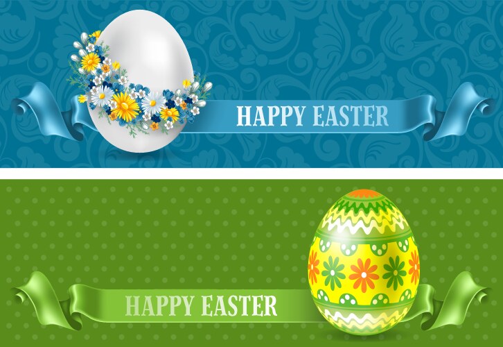 Easter greeting Royalty Free Vector Image - VectorStock