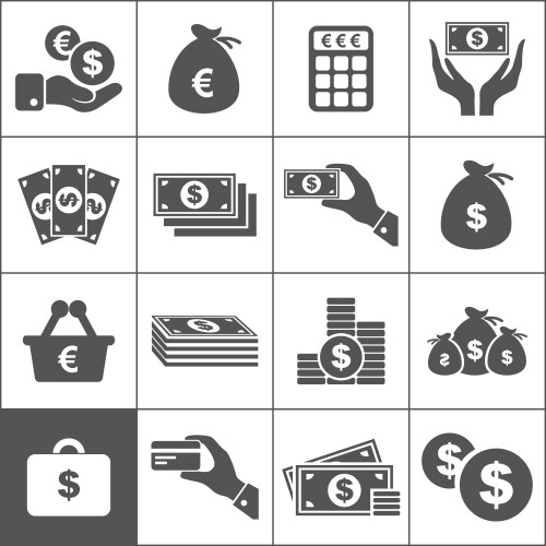 Money Silhouette Vector Images (over 55,000)