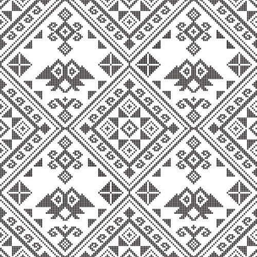 Filipino traditional yakan pattern Royalty Free Vector Image