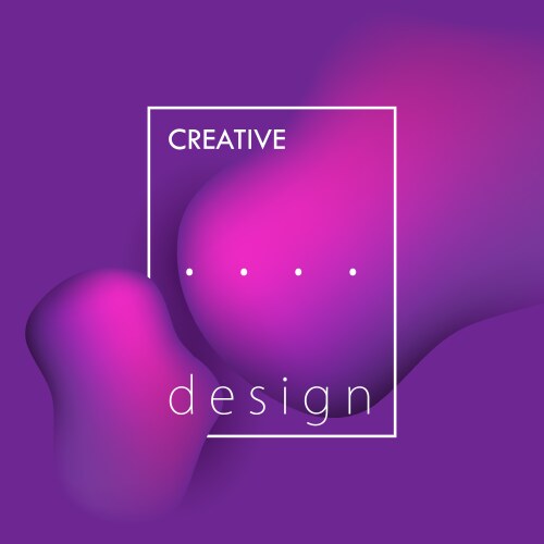 Pink heart gradient background for display Vector Image