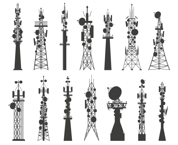 Communication Tower Vector Images (over 18,000)