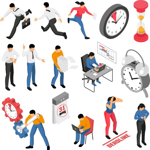 Career infographics set Royalty Free Vector Image