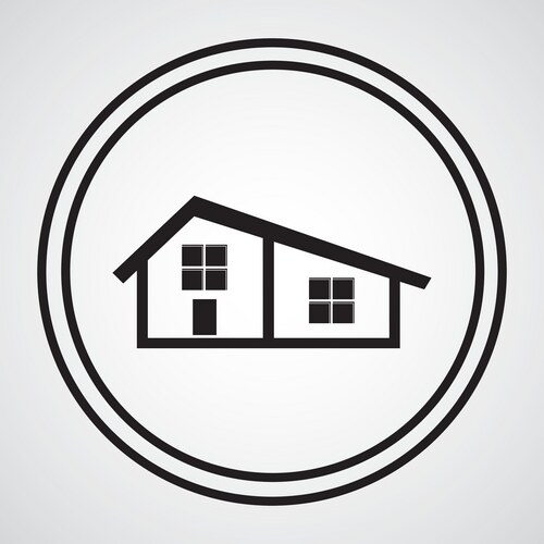 Real Estate Tree Logo Icon – Royalty-Free Vector | VectorStock
