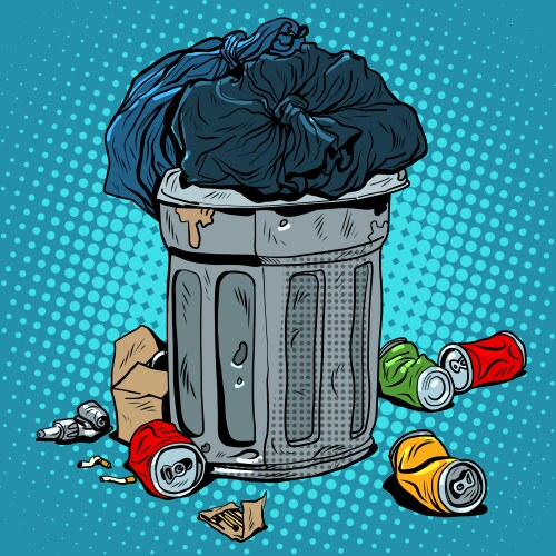 Trash Can Cartoons Vector Images (over 5,900)