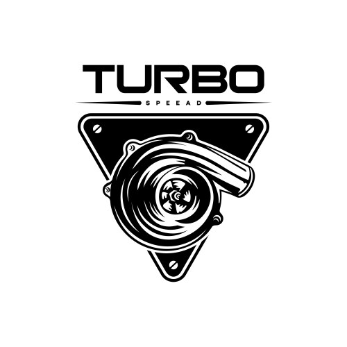 Turbo turbocharger logo Vector Images & Graphics for Commercial Use ...