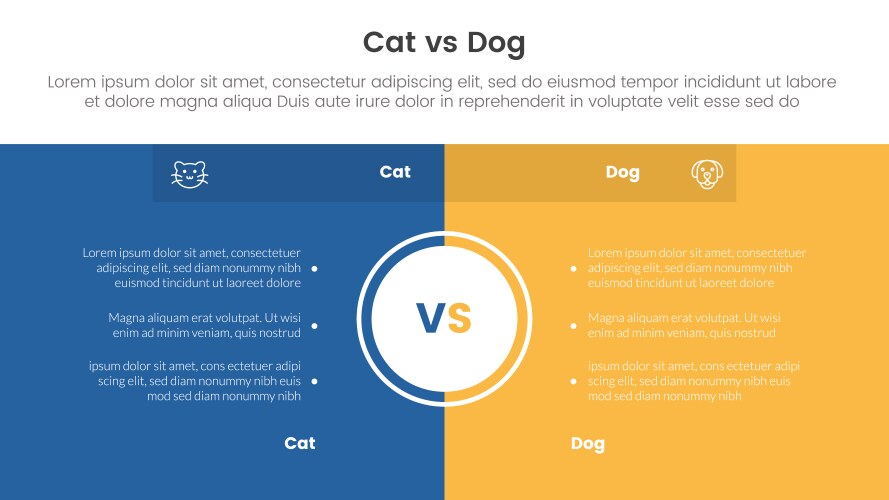 Cat Vs Dog Vector Images (89)