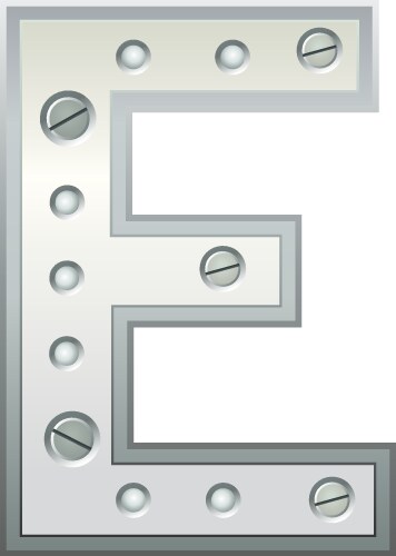 E Royalty Free Vector Image - VectorStock