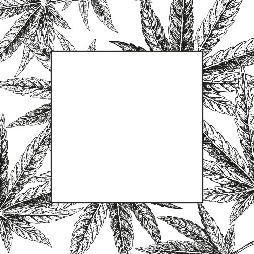 Marijuana Leaf Black and White Vector Images (over 2,700)