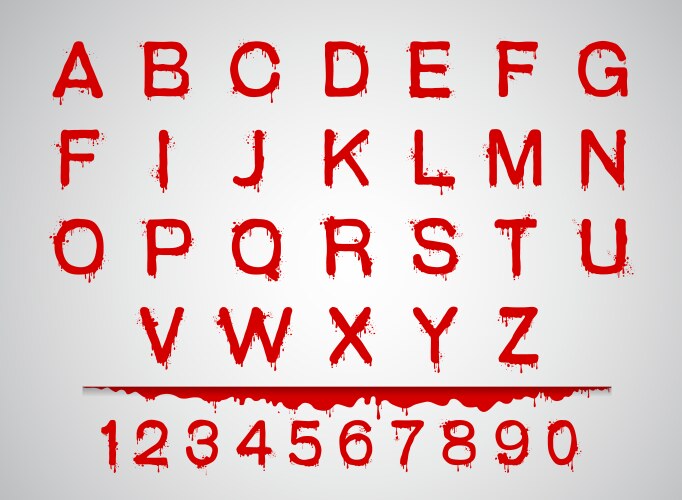 Ballpoint pen font Royalty Free Vector Image - VectorStock