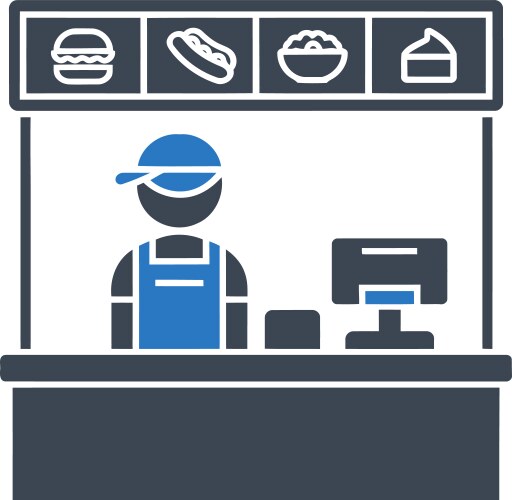 Fast Food Counter Vector Images (over 1,500)