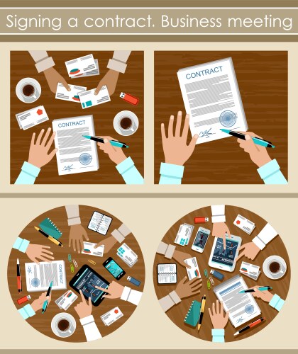 Contract Signing Vector Images (over 84,000)