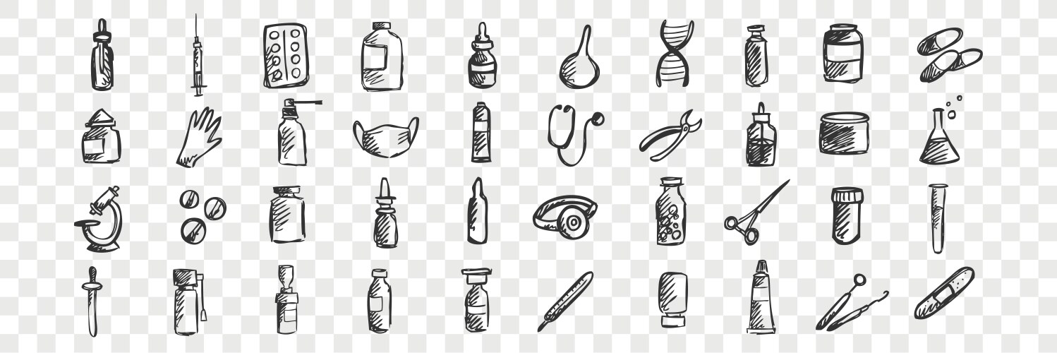 Medicine Doodle Vector Images (over 21,000)