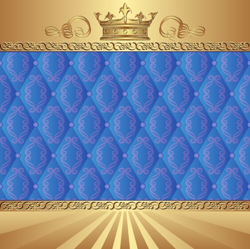 Luxurious navy royal blue elegant background Vector Image