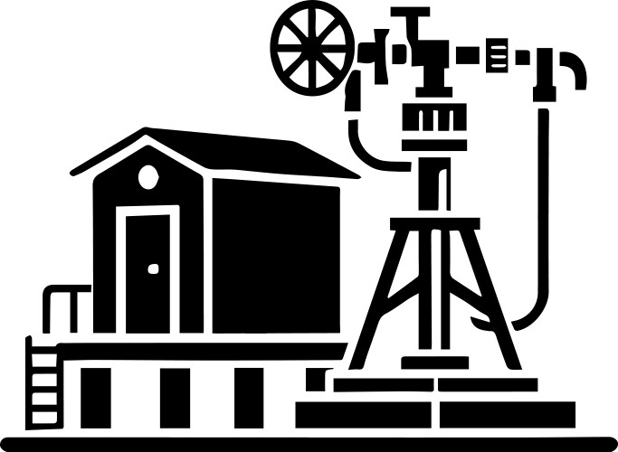 Pumping Station Water Icon Industry Pump Symbol Vector Images (over 2,900)