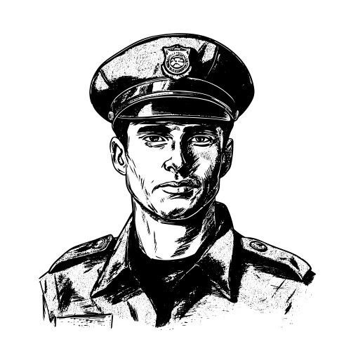 Police Drawing Vector Images (over 8,600)