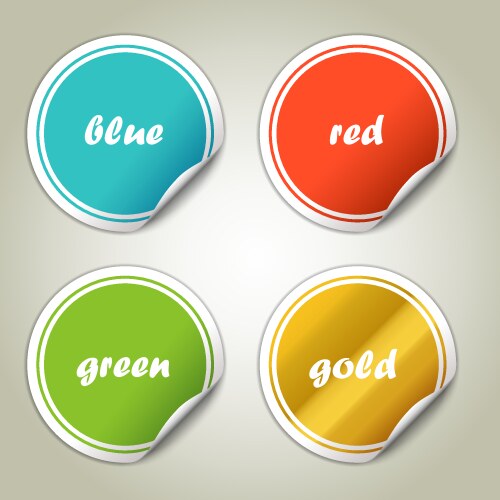 100 sticker icons Royalty Free Vector Image - VectorStock