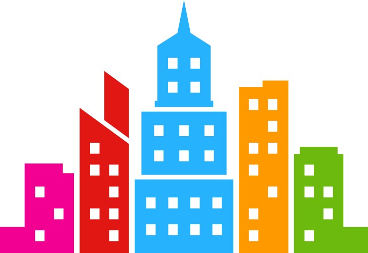 Color star logo icon design Royalty Free Vector Image